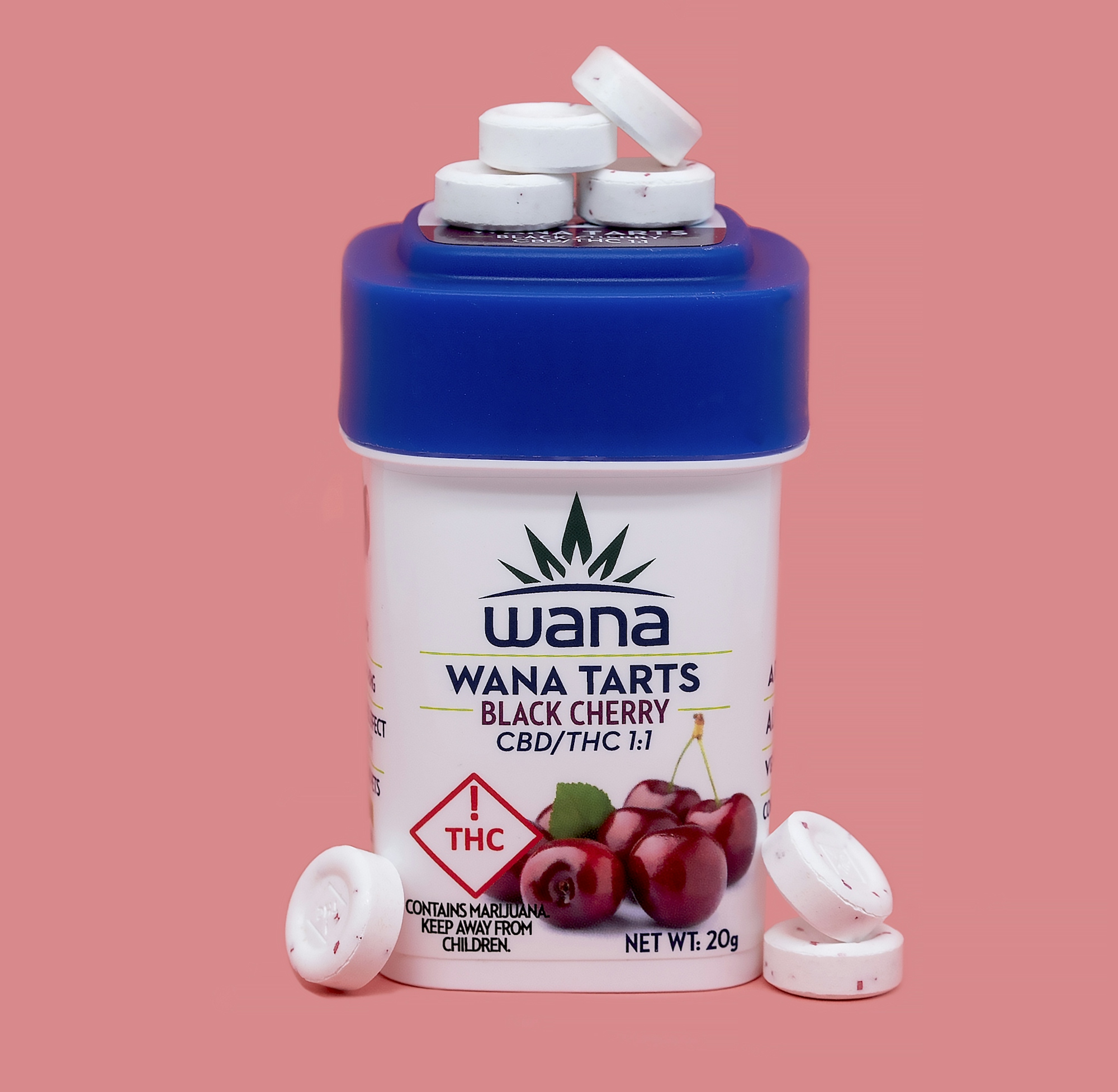 Wana Brands Black Cherry Tarts | Herb