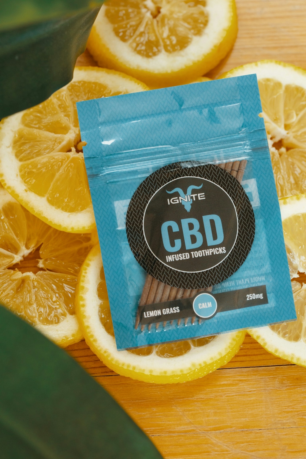 Ignite Lemongrass CBD Toothpick Pack | Herb