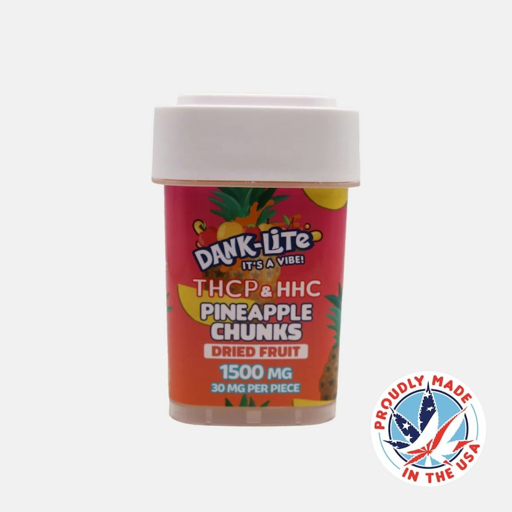 Dank-Lite THC-P & HHC Pineapple Chunks | Herb