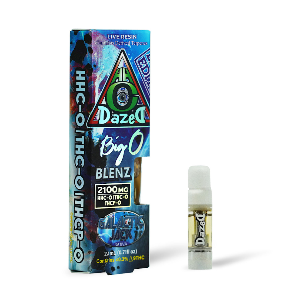 DazeD8 DazeD8 Exotic Berry Zkittlez HHC-O + THC-O + THCP-O Live Resin ...