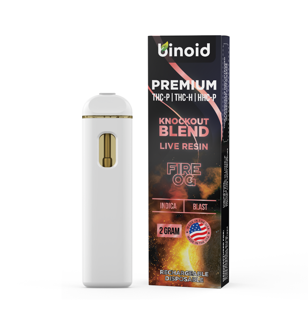 Binoid CBD Knockout Blend Live Resin Disposable – 2 G | Herb