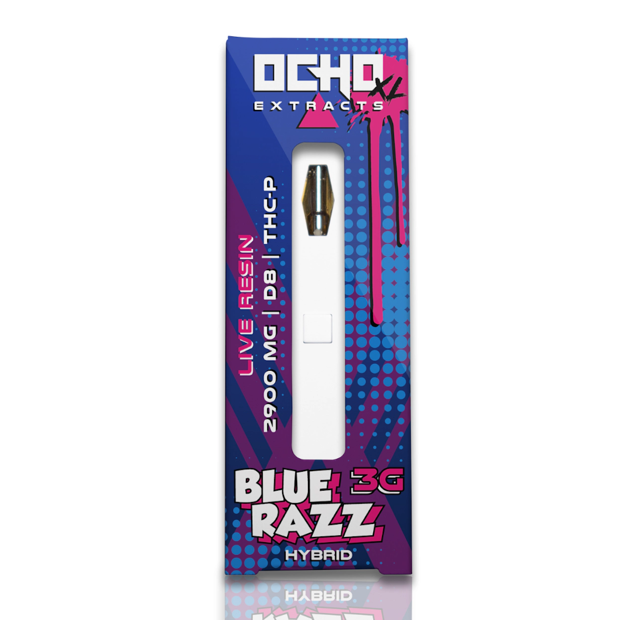 HALF BAK’D Blue Face – 3 Gram THC-A Disposable (Hybrid)