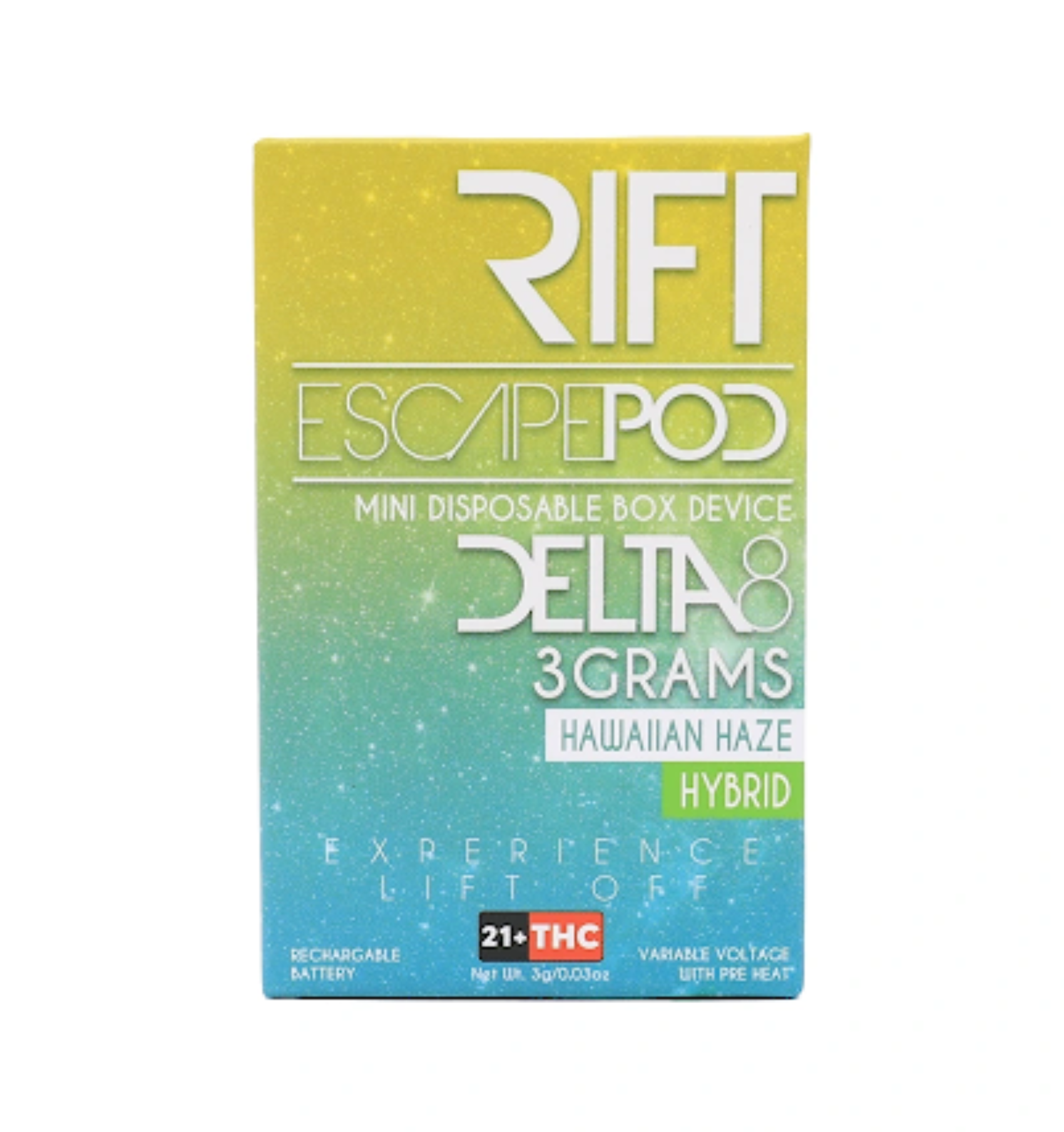 Pinnacle Hemp Rift 3G Delta 8 Mini Disposable Escape Pod | Herb