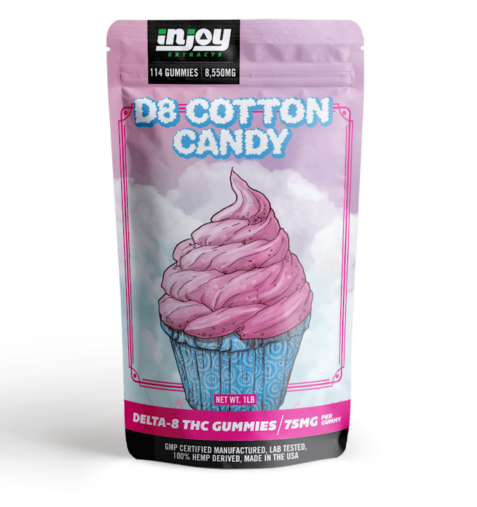 D8 Gas Purple Amanita Mushroom Gummies