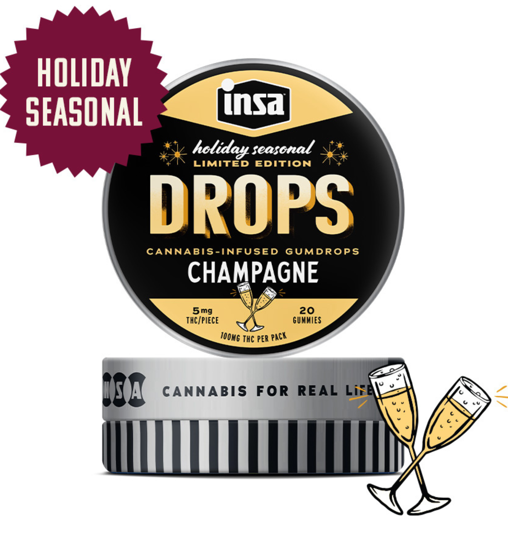 Insa Champagne Drops