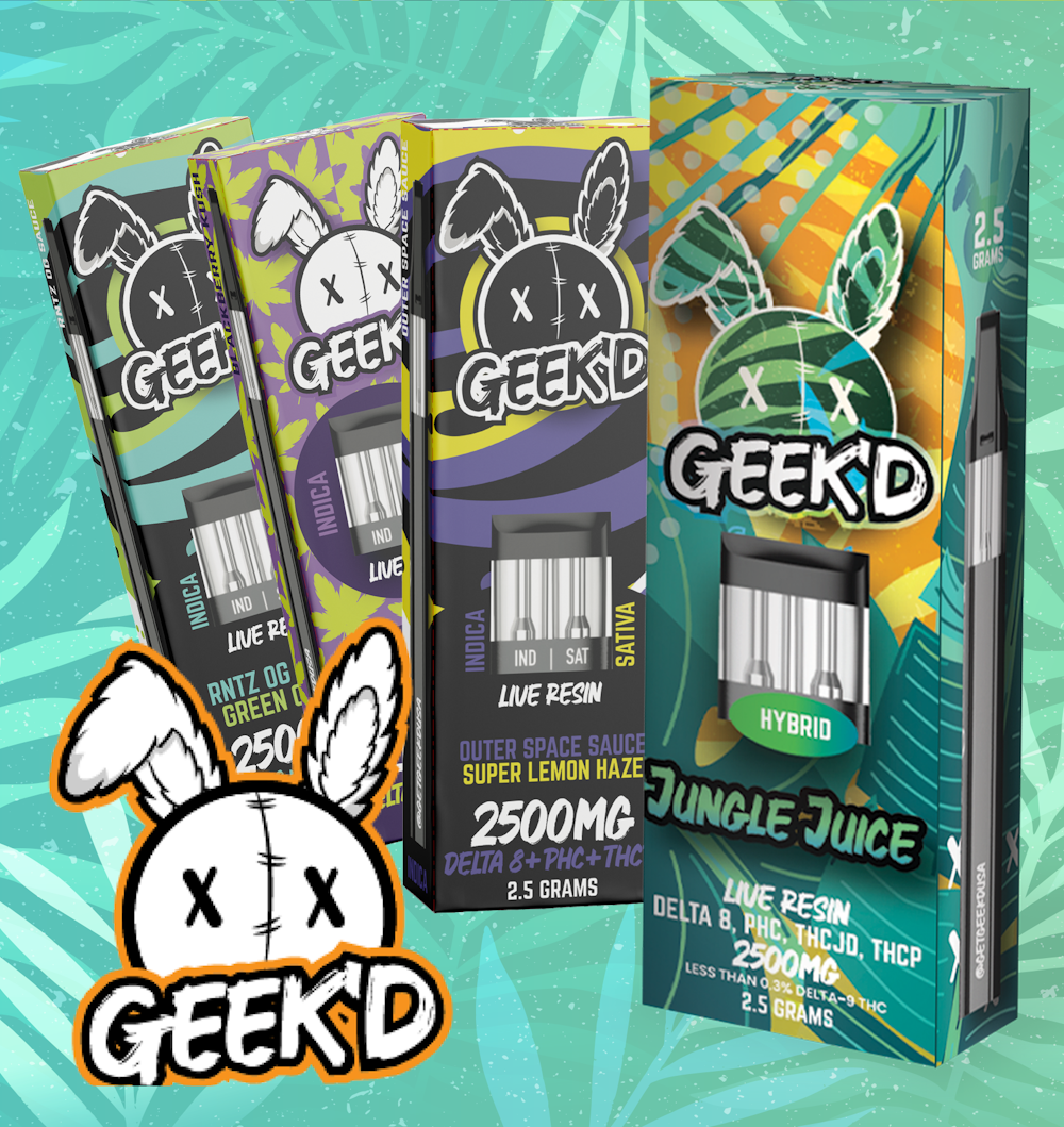GEEK’D Extracts GEEK’D 2.5 Gram Switch Disposable | Herb
