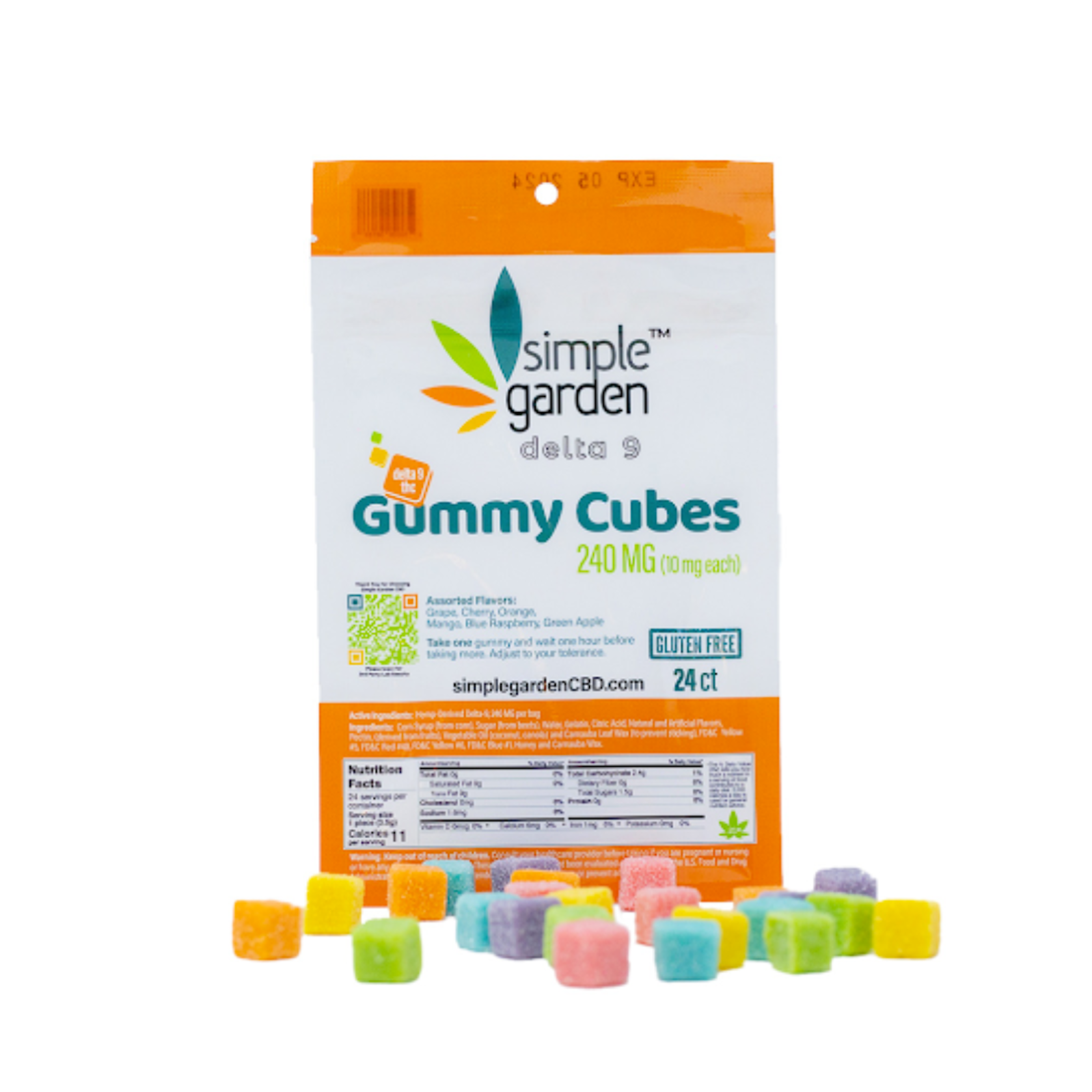 Simple Garden 600mg Delta-8 THC Gummies 24ct – Variety Pack