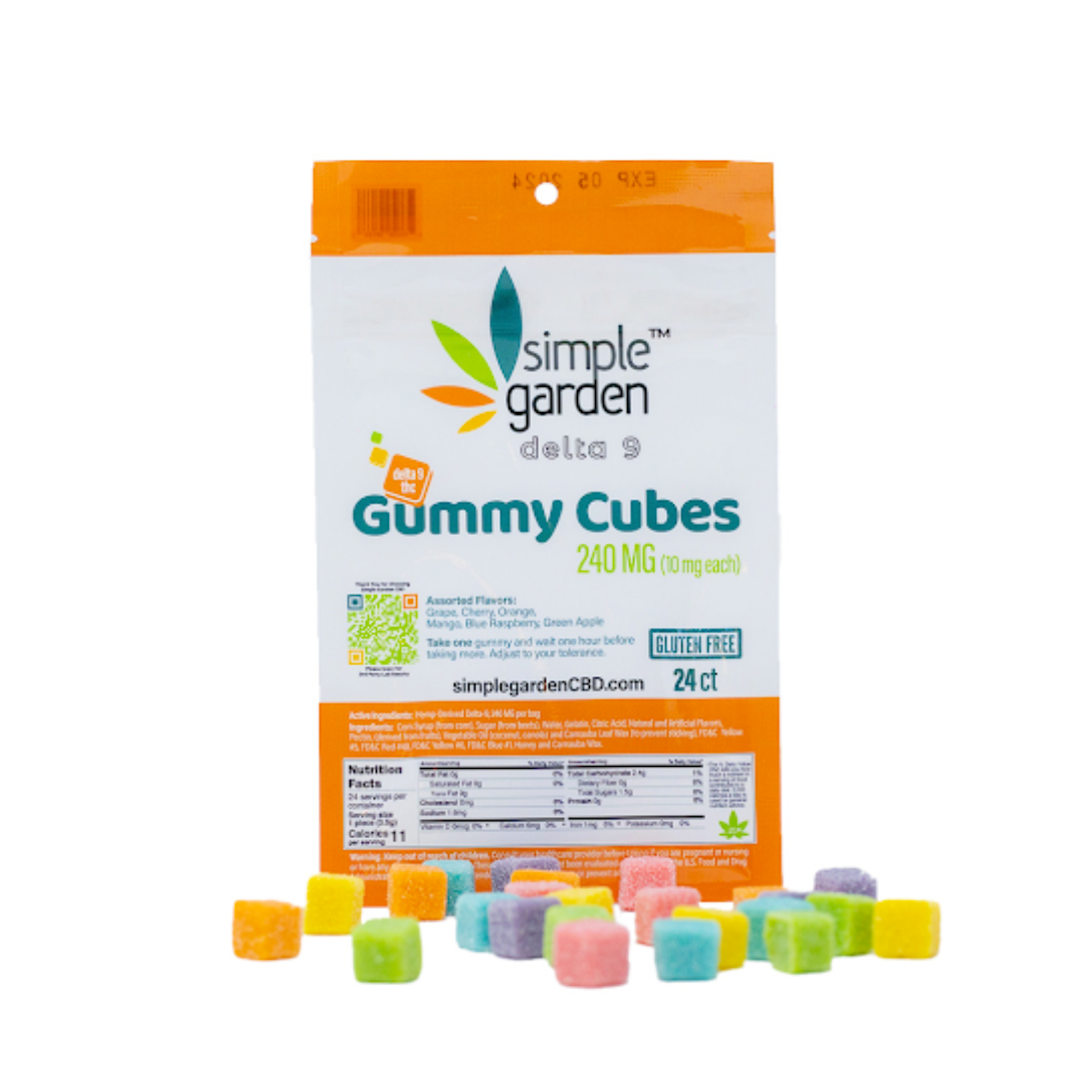 Simple Garden 600mg Delta-8 THC Gummies 24ct – Variety Pack