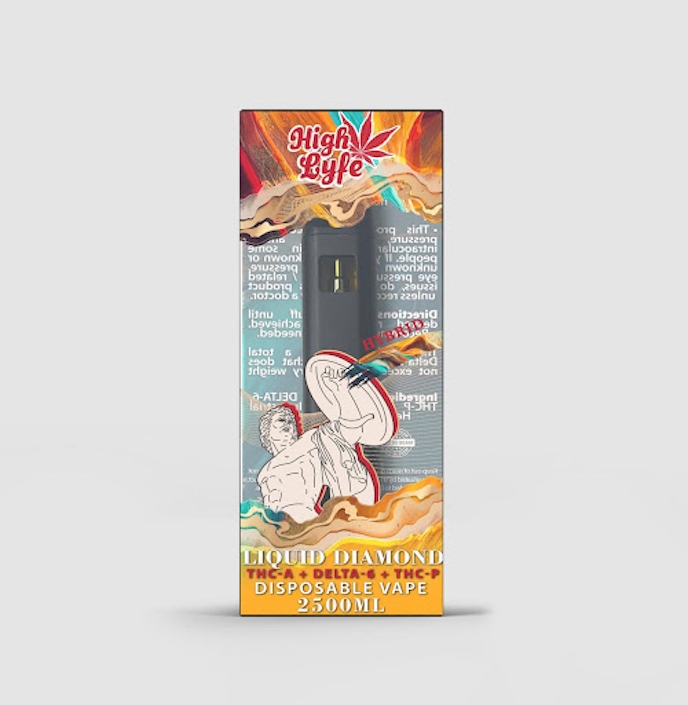 High Lyfe Disposable Vape – Liquid Diamond – 6ML | THC-A + DELTA-6 + THC-P