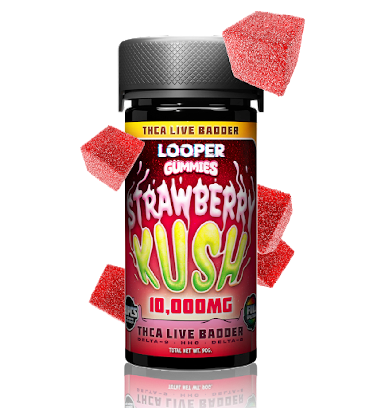 Puffin Ozone Strawberry Soft Chews-100mg
