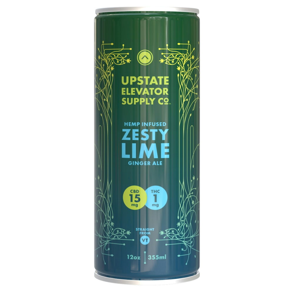 Upstate Elevator 1mg Zesty Lime Ginger Ale | Herb