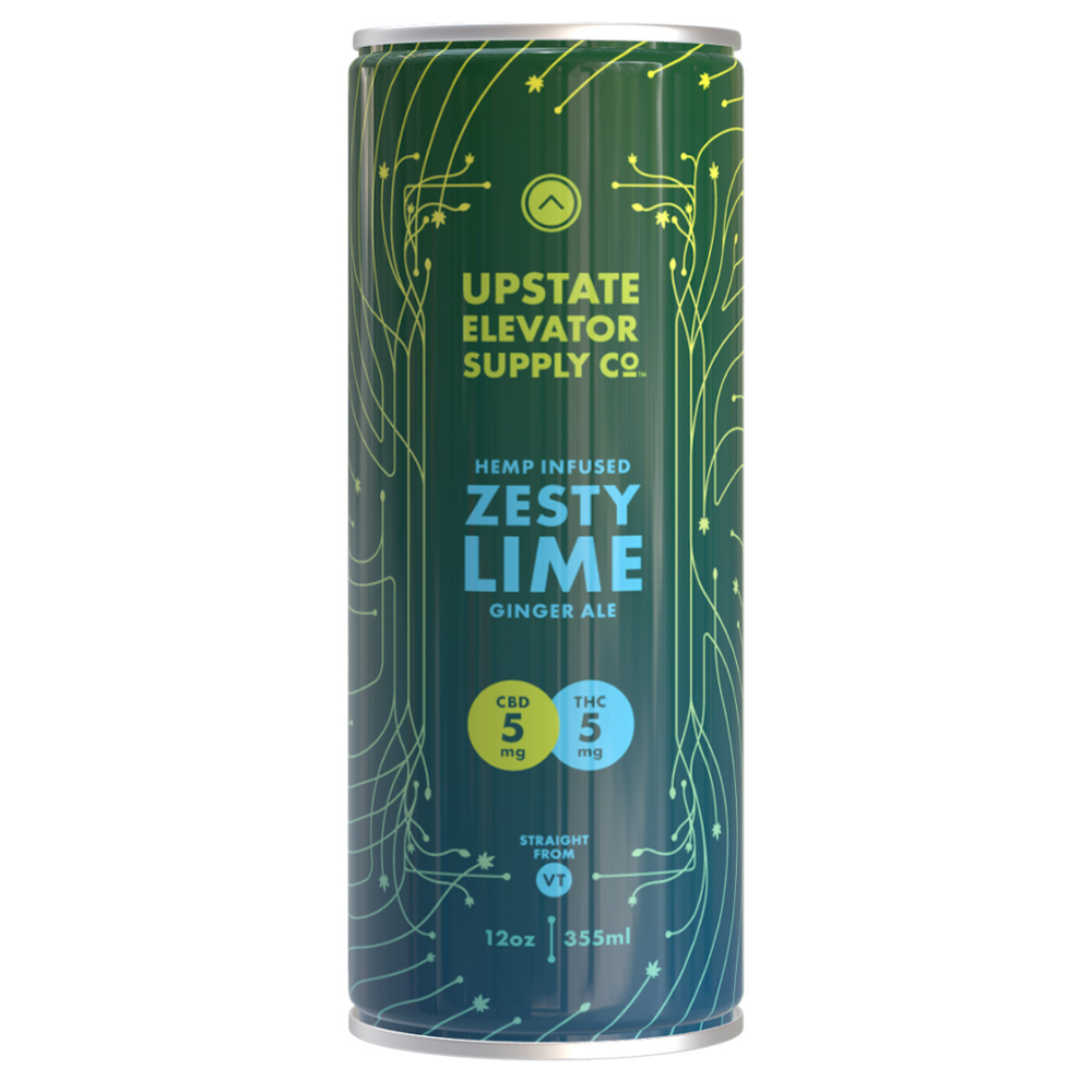 Upstate Elevator 5mg Zesty Lime Ginger Ale | Herb