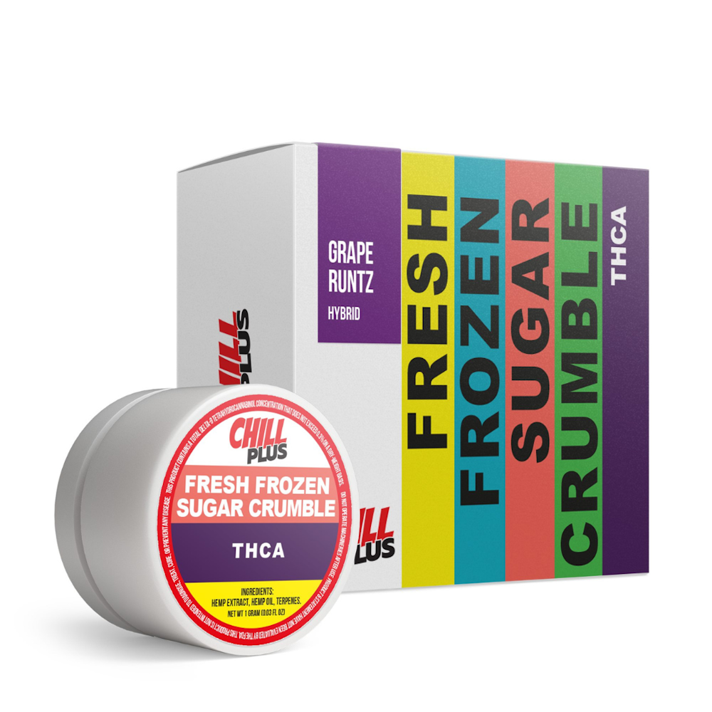 Diamond CBD Grape Runtz Fresh Frozen Sugar Crumble – THCA – Hybrid