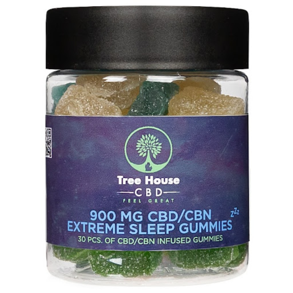 Treehouse CBD Extreme Sleep Gummy 900mg CBD/CBN (30 pack) | Herb