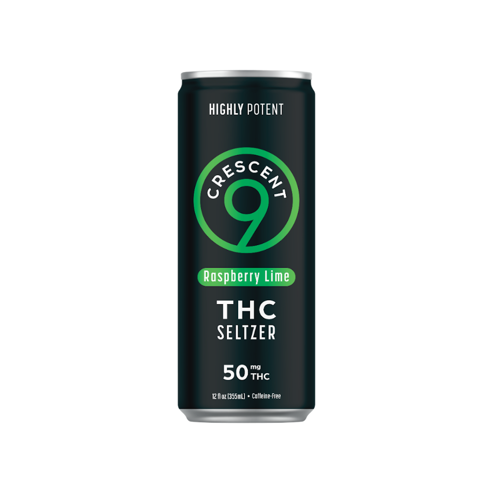 Crescent Canna Crescent 9 Raspberry Lime THC Seltzer | Herb