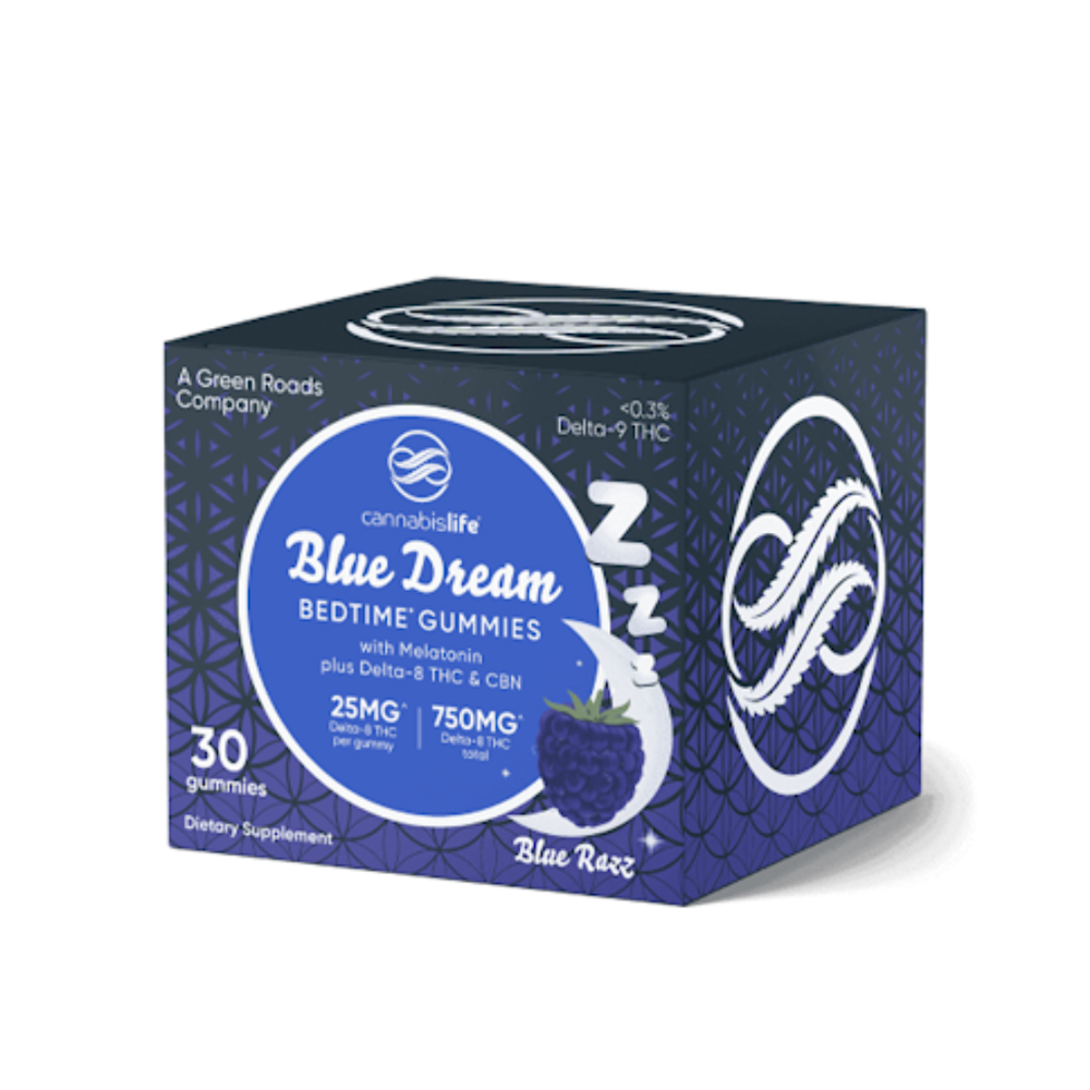 The Green Dragon CBD Cannabis Life – Blue Dream Bedtime Gummies – 750mg ...