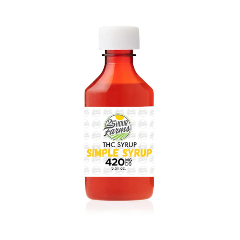 25 Hour Farms Simple THC Syrup (Flavorless) | Herb