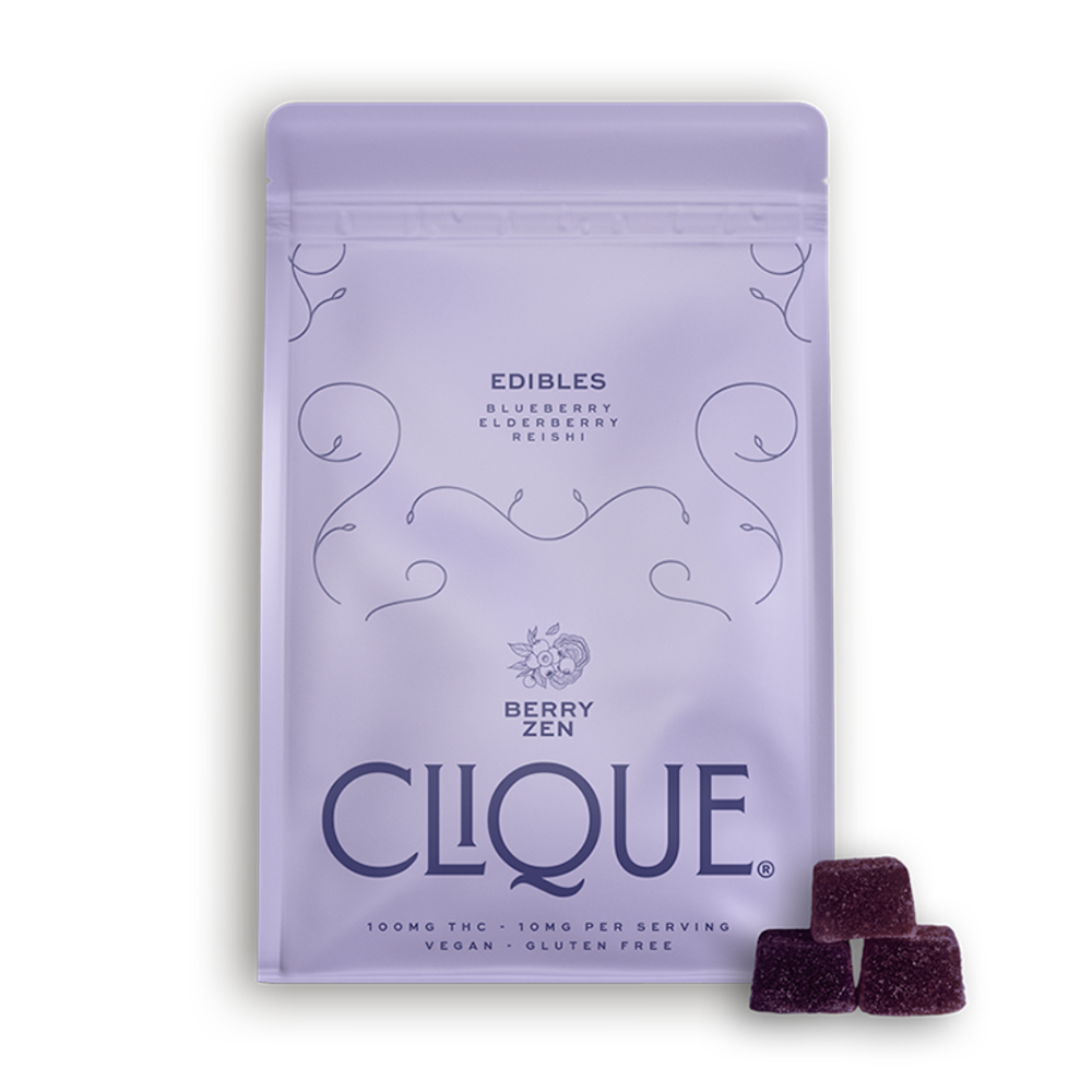 Pure Blossom Clique | Berry Zen | Resin Gummies | 100mg | Herb