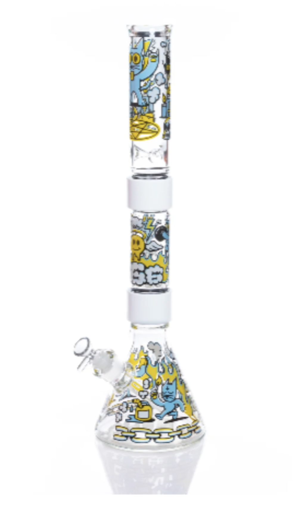 Prism Water Pipes The 666 Cat Beaker Double Stack | Herb